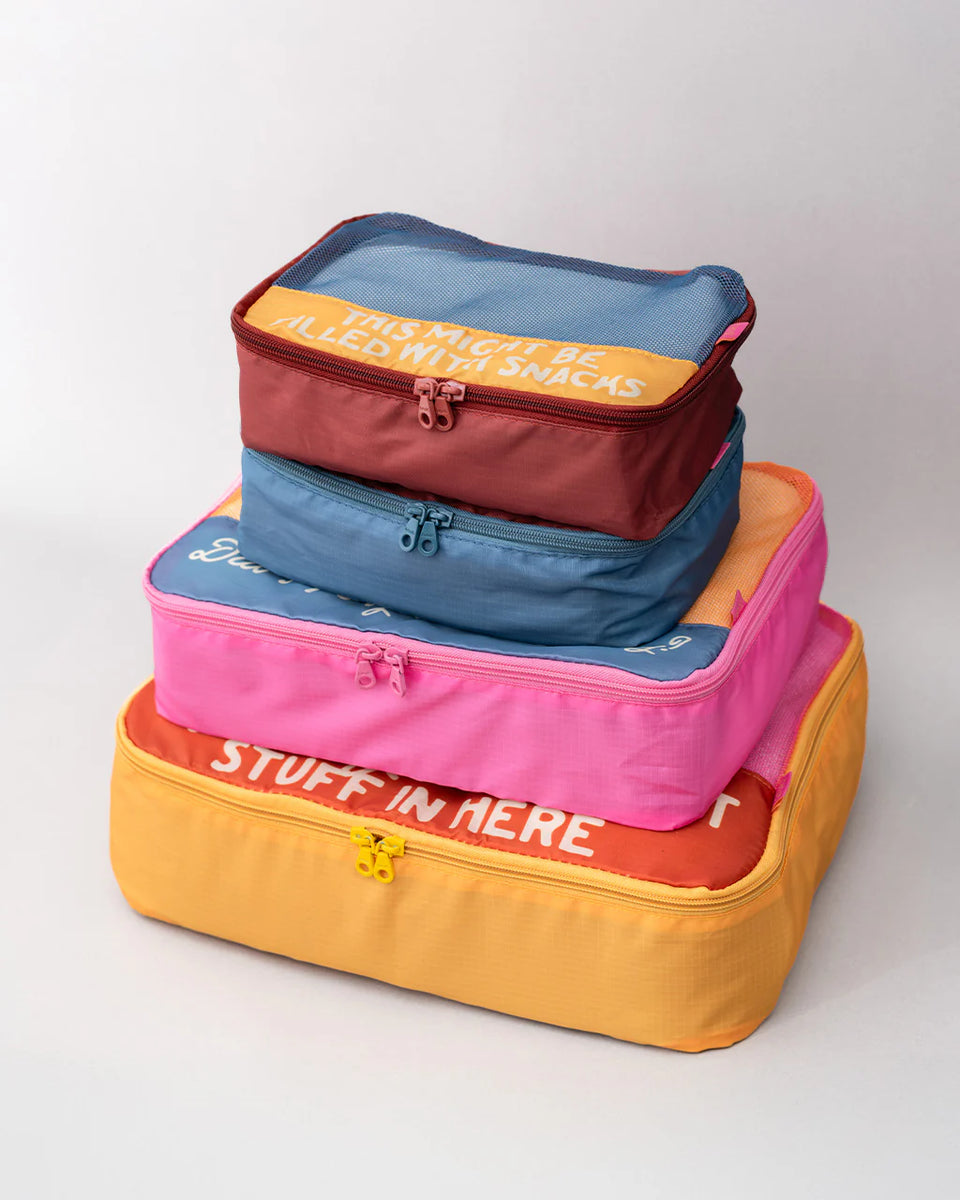 Really Important Stuff - Packing Cube Set – Trinkets and Treasures